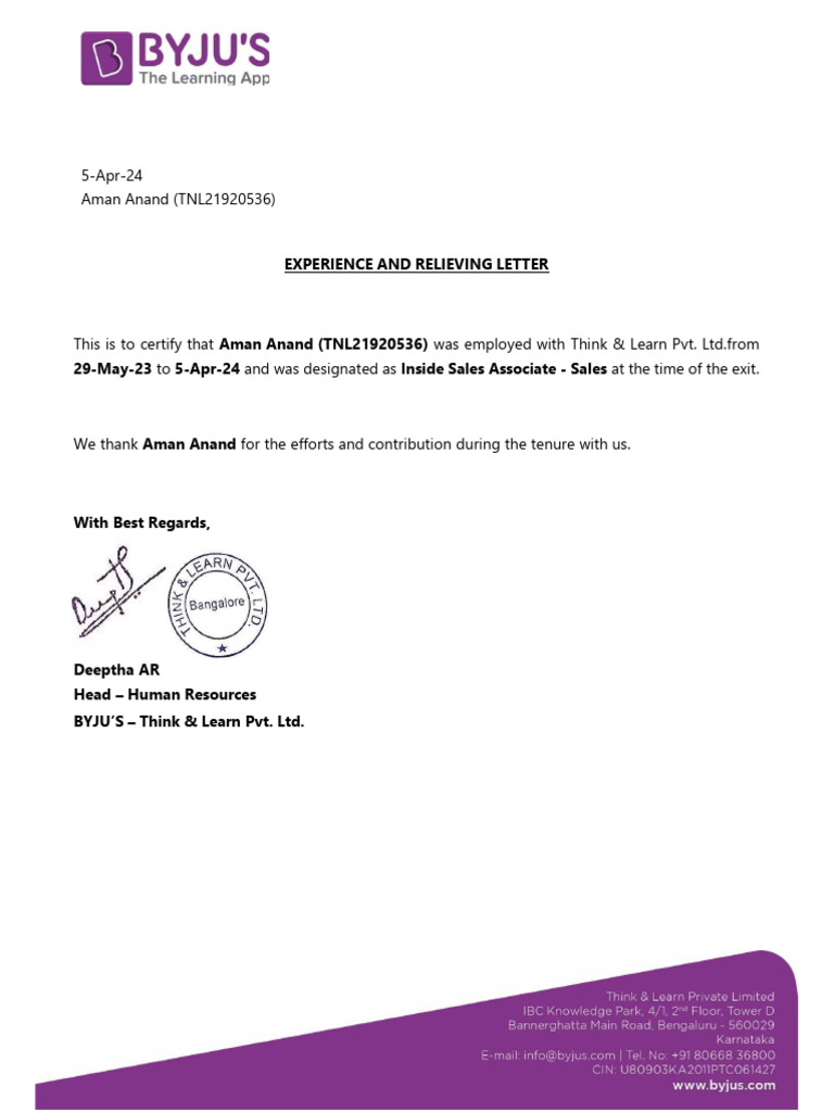 TNL21920536-Aman Anand | PDF