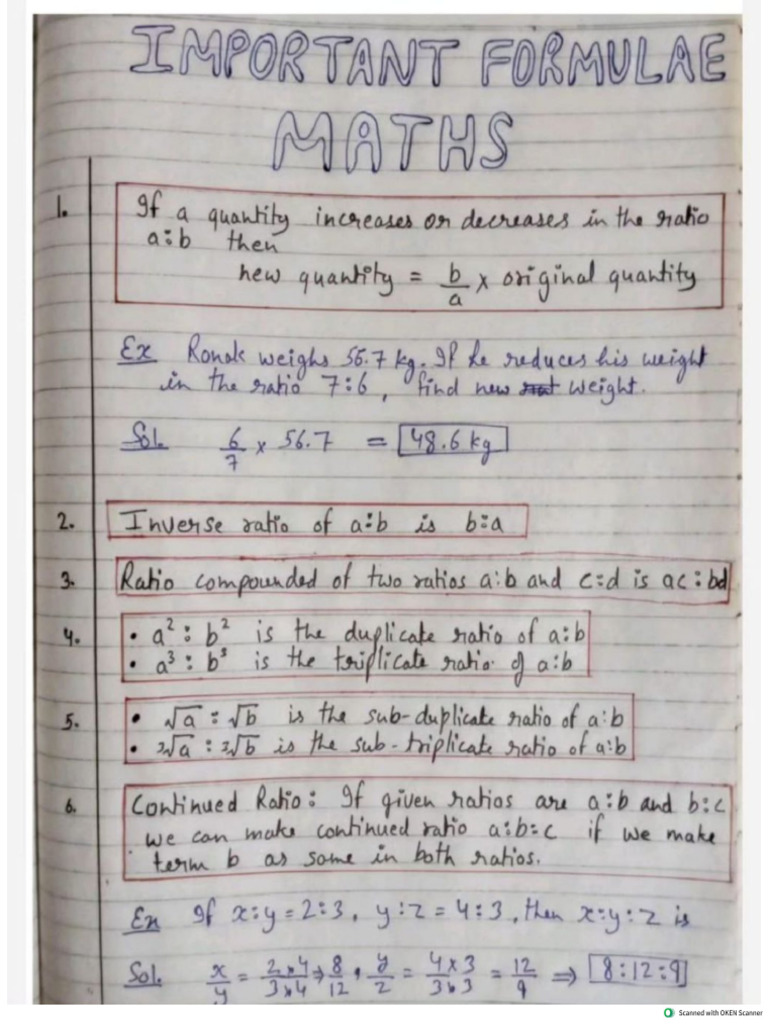 All Maths Formula | PDF