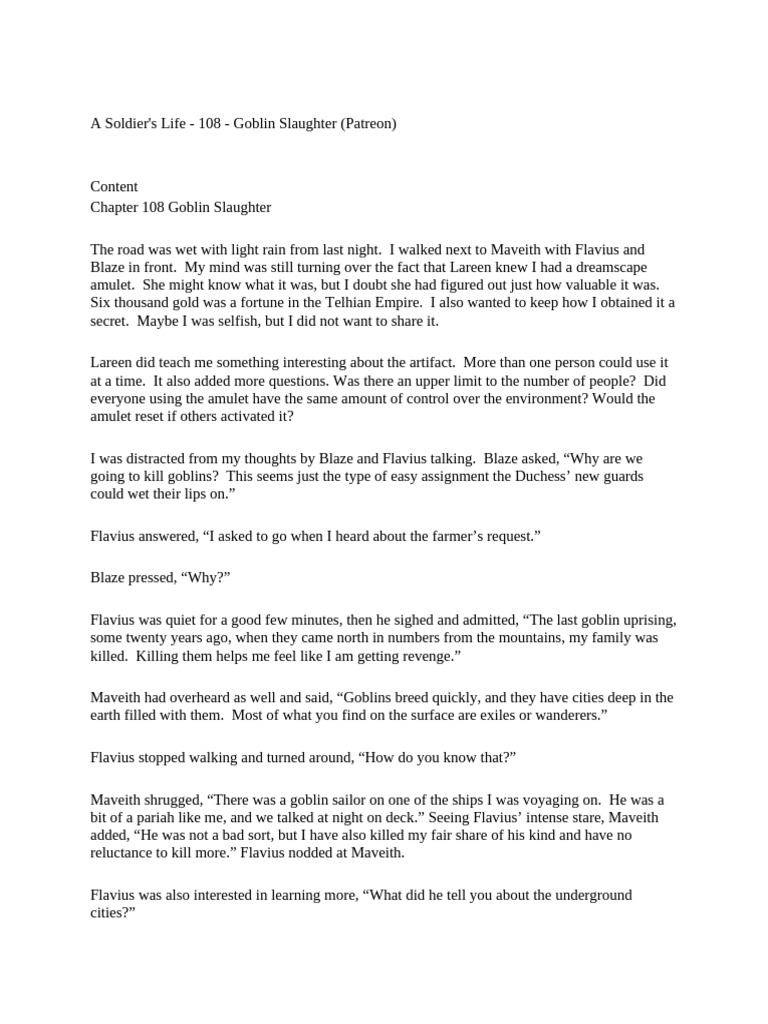 A Soldiers Life 108 | PDF