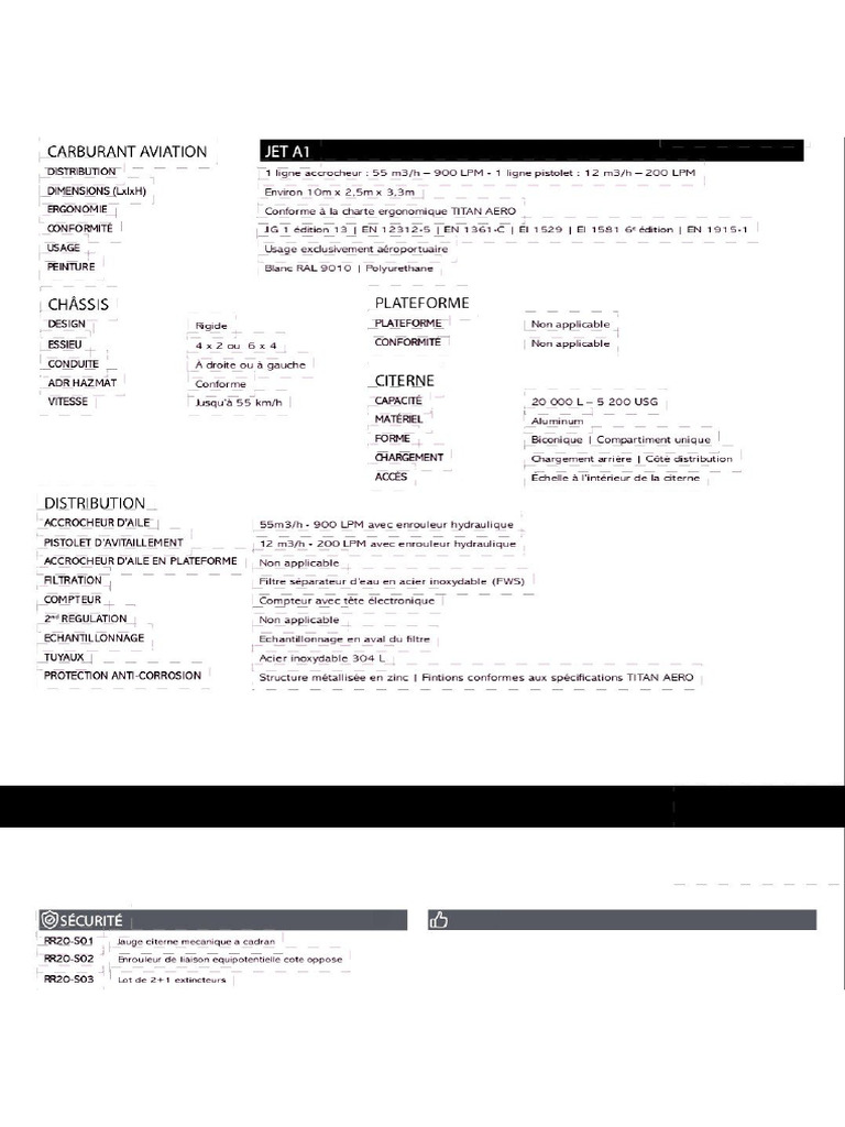 Technical sheet refueler | PDF