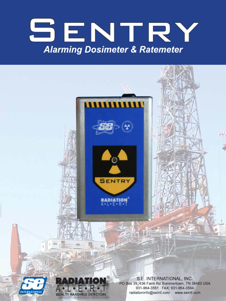 Sentry Operating Manual Pdf Safety