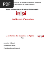 Présentation de L'INAPI | PDF | Brevet | Propriété intellectuelle