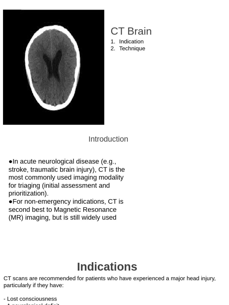 CT Window Width and Length | PDF | Stroke | Medical Imaging