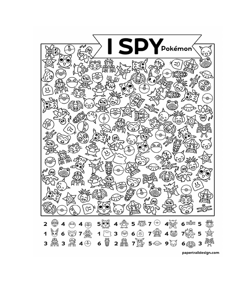 Pokemon I Spy | PDF