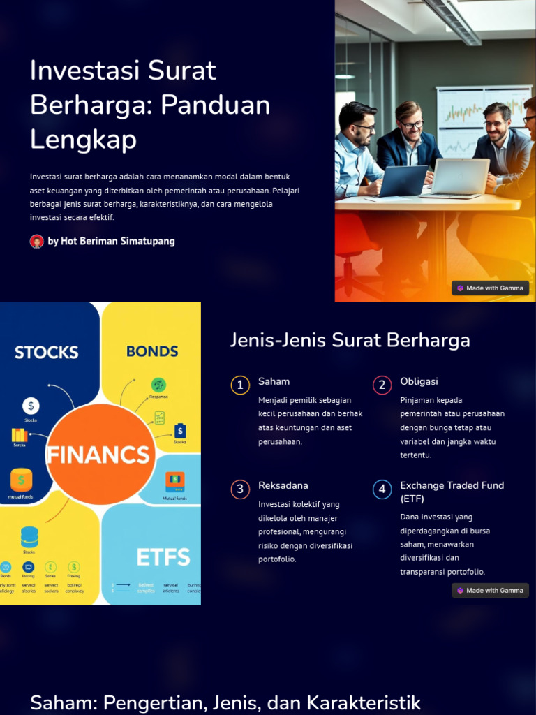 Investasi Surat Berharga Panduan Lengkap | PDF
