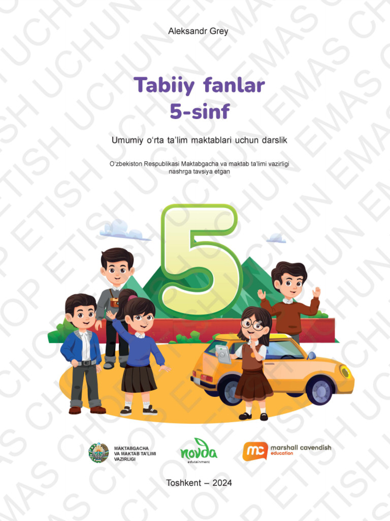 5-Sinf Tabiiy Fanlar Darsligi (1-Chorak) | PDF