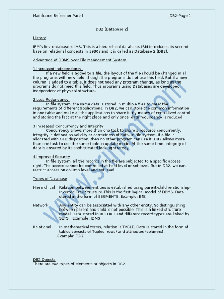 db2 1 0 | PDF | Database Index | Databases