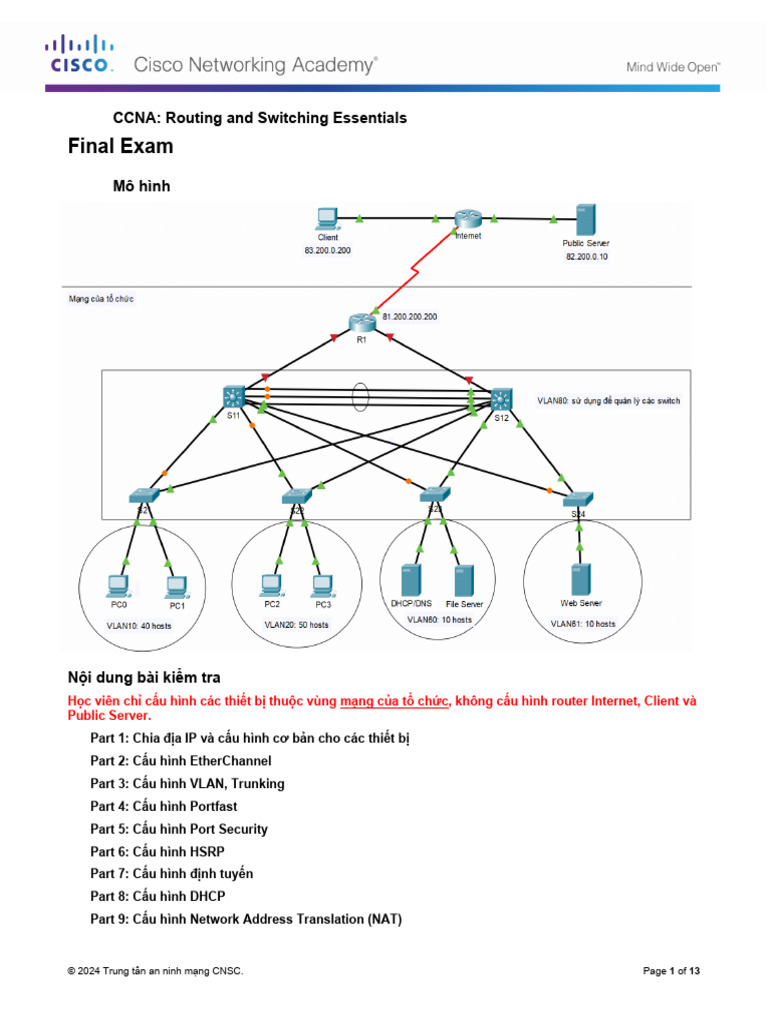 De Thi CCNA | PDF