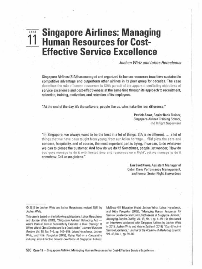 SIA Case Study | PDF