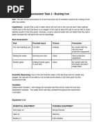 Rusting and Salt Water | PDF | Rust | Experiment