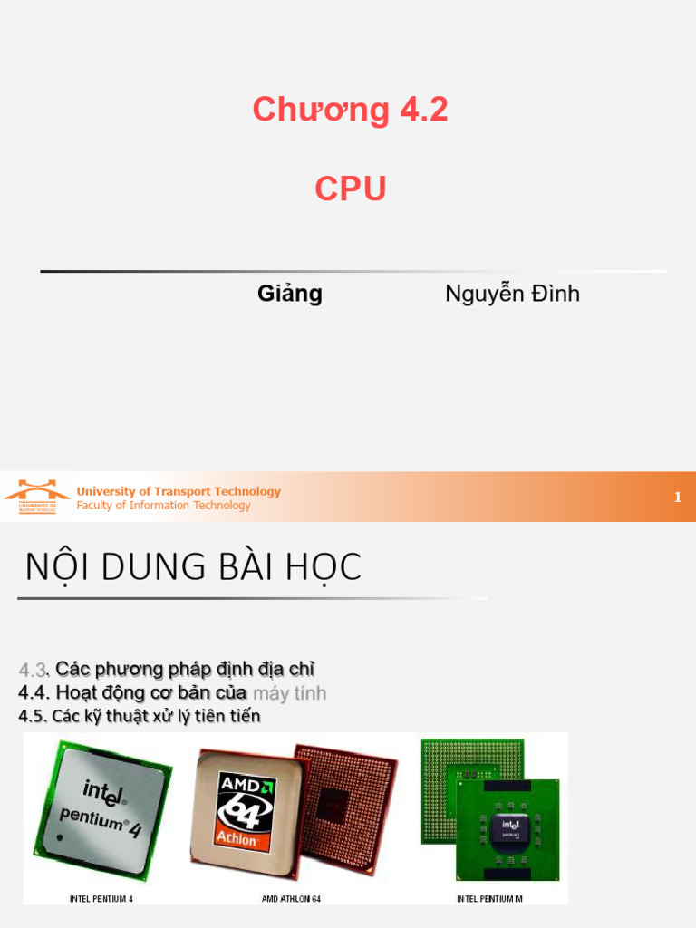 Chapter 4.2 CPU | PDF