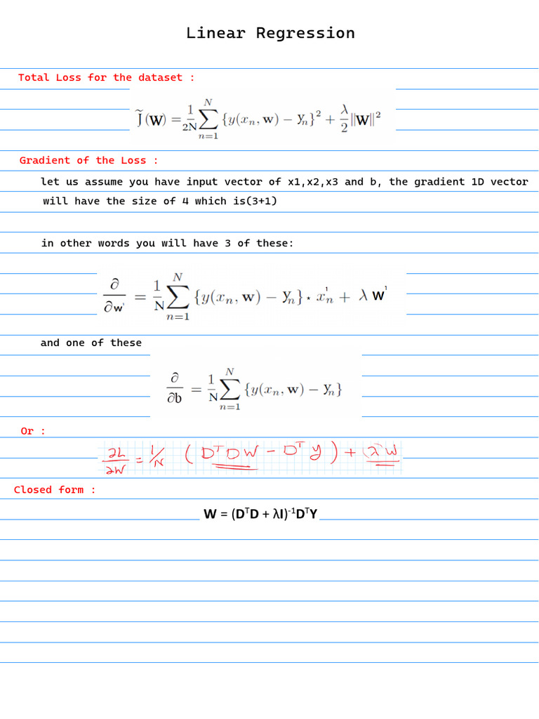 Linear & Logistic Regression Guide | PDF