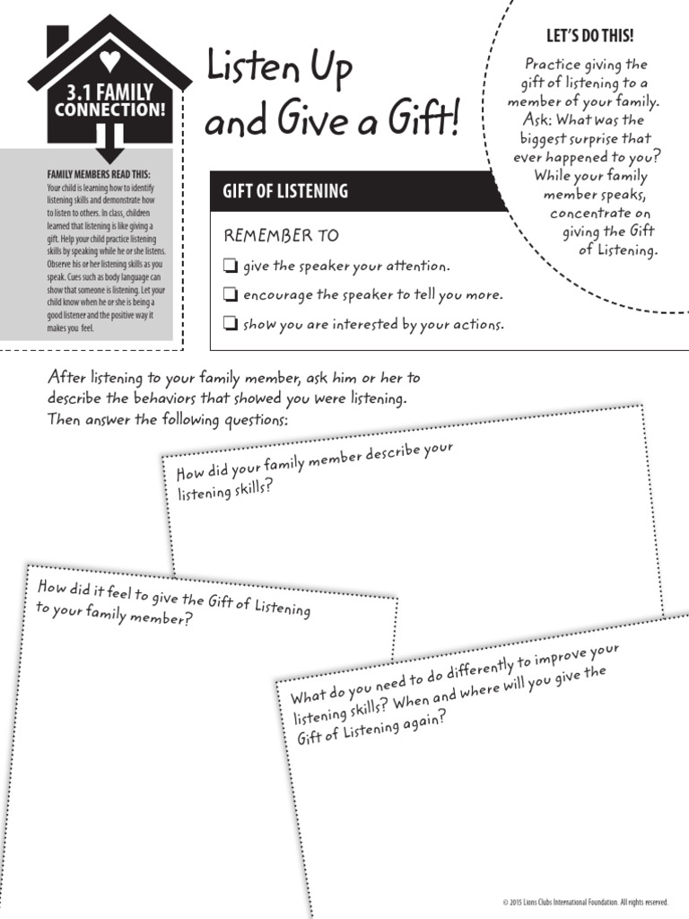 Grade 4 Unit 3 Lesson 1 Family Connection Worksheet | PDF ...