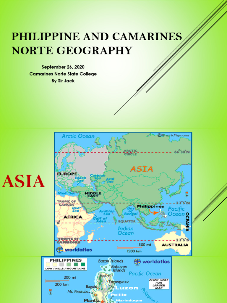 Philippine Geography: Camarines Norte Overview | PDF | Philippines | Luzon
