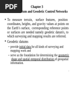 Geodetic Surveying - DMC 2010-13 (Geodetic Control Survey) | PDF | Surveying | Geodesy