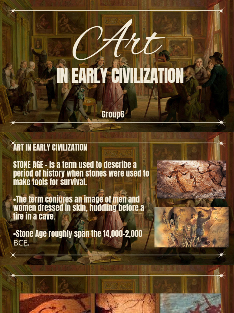 Early-Civilization-Art-Appreciation | PDF | Stone Age | Paleolithic
