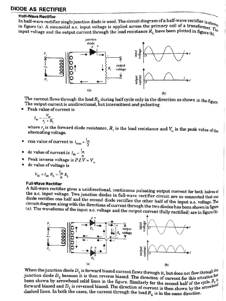 Uses of Diodes (Zener, Rectifier, Photo Diode, LED, Photo Transistor ...