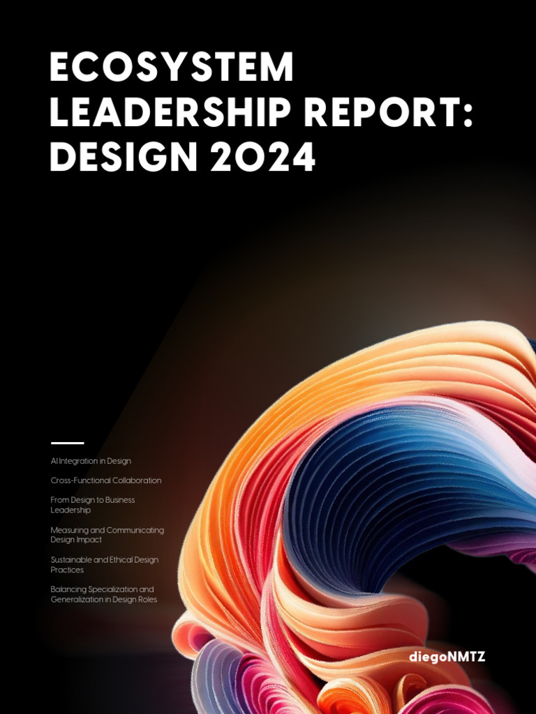 Ecosystem Leadership Report Design 2024 | PDF | Artificial Intelligence ...