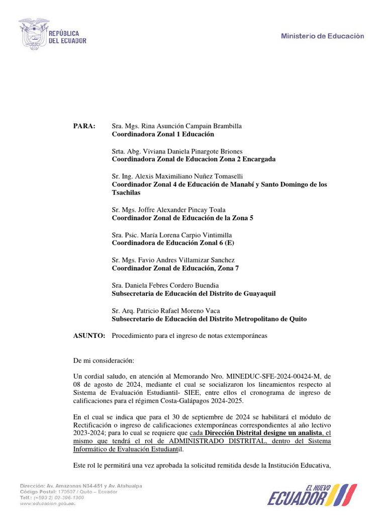 MINEDUC-SFE-2024-00545-M | PDF | Tecnología de información y ...