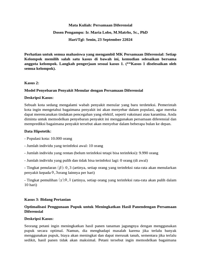 Kasus-Kasus PBL | PDF