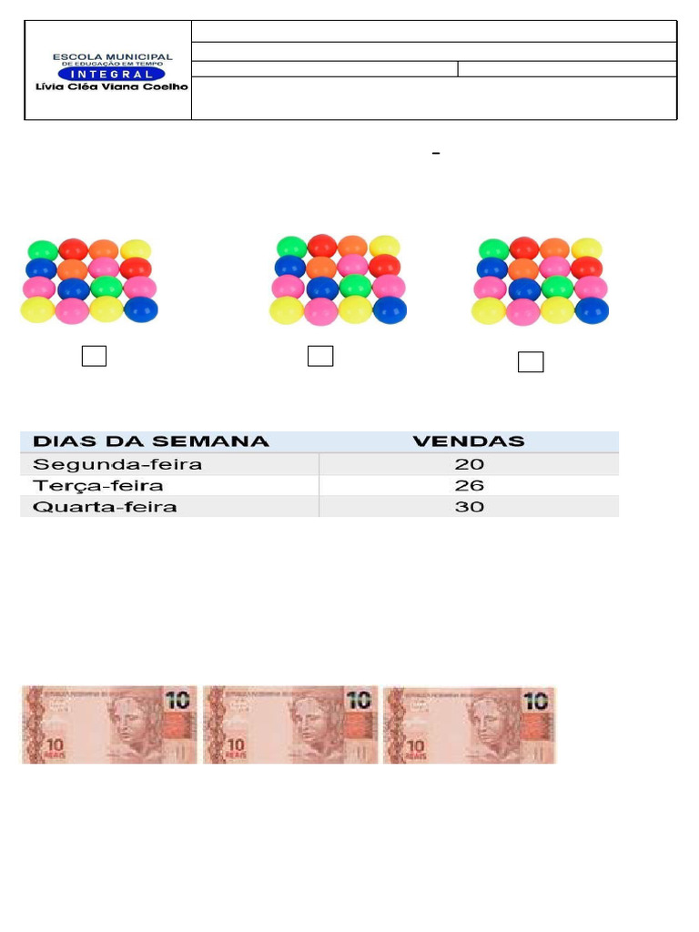 Avaliação De Matemática 2ºano Iii Unid Ok 1 Pdf