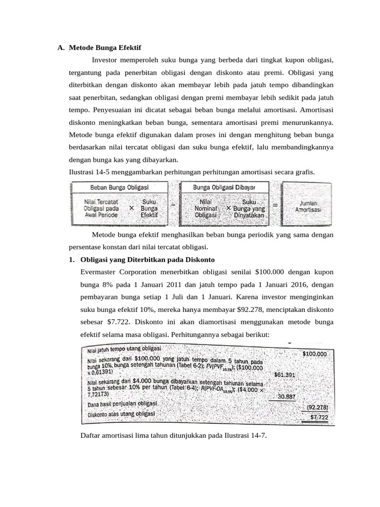 Metode Bunga Efektif | PDF