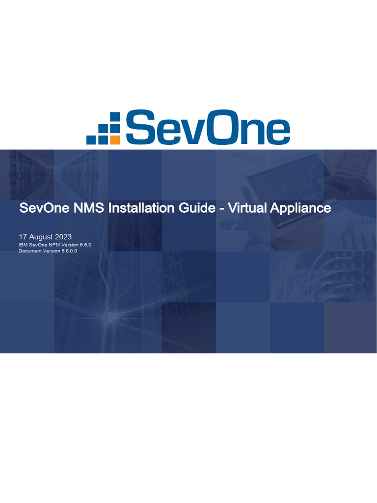 SevOne NMS Installation Guide Virtual Appliance | PDF | Central ...