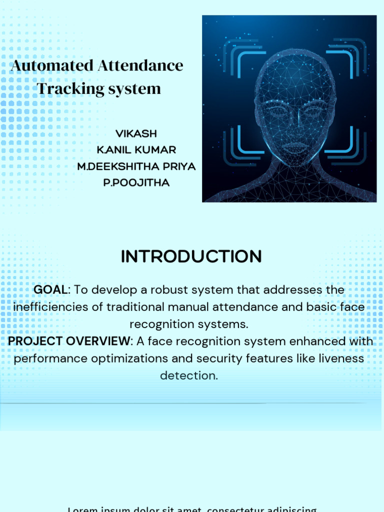 Automated Face Recognition Attendance System | PDF
