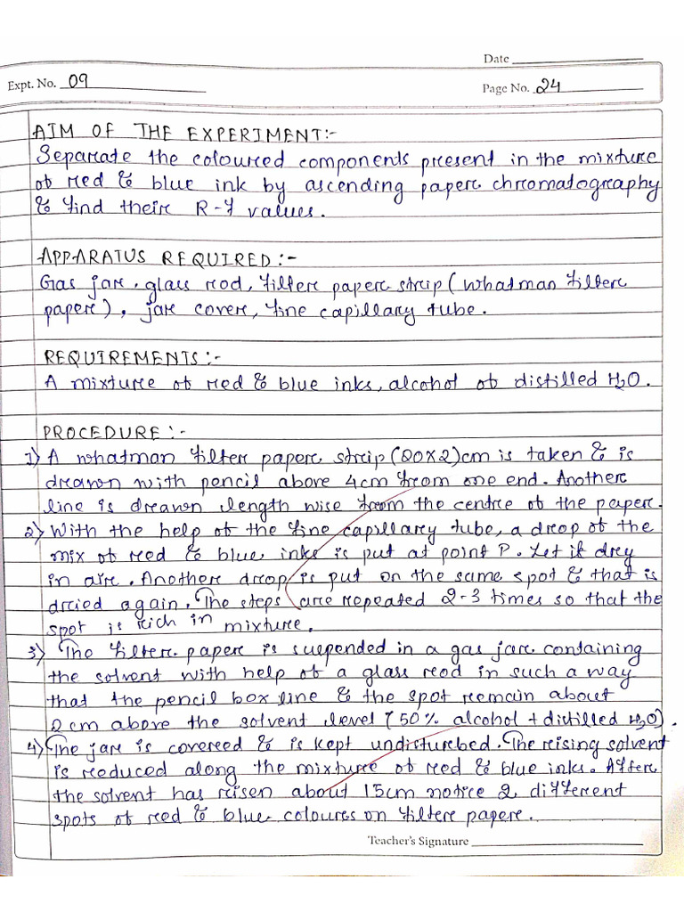Chem Experiment 09 | PDF