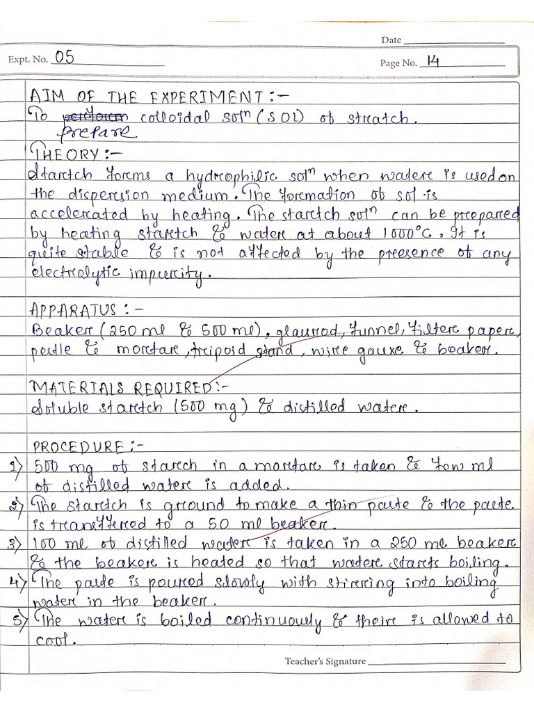 Chem Experiment - 5 | PDF