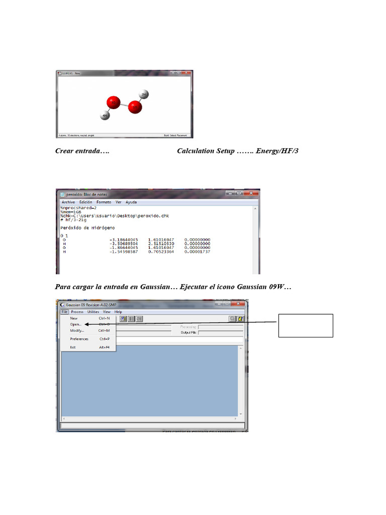 Entrada Gaussian Single-Point2 PDF | PDF | Ciencias fisicas | Química