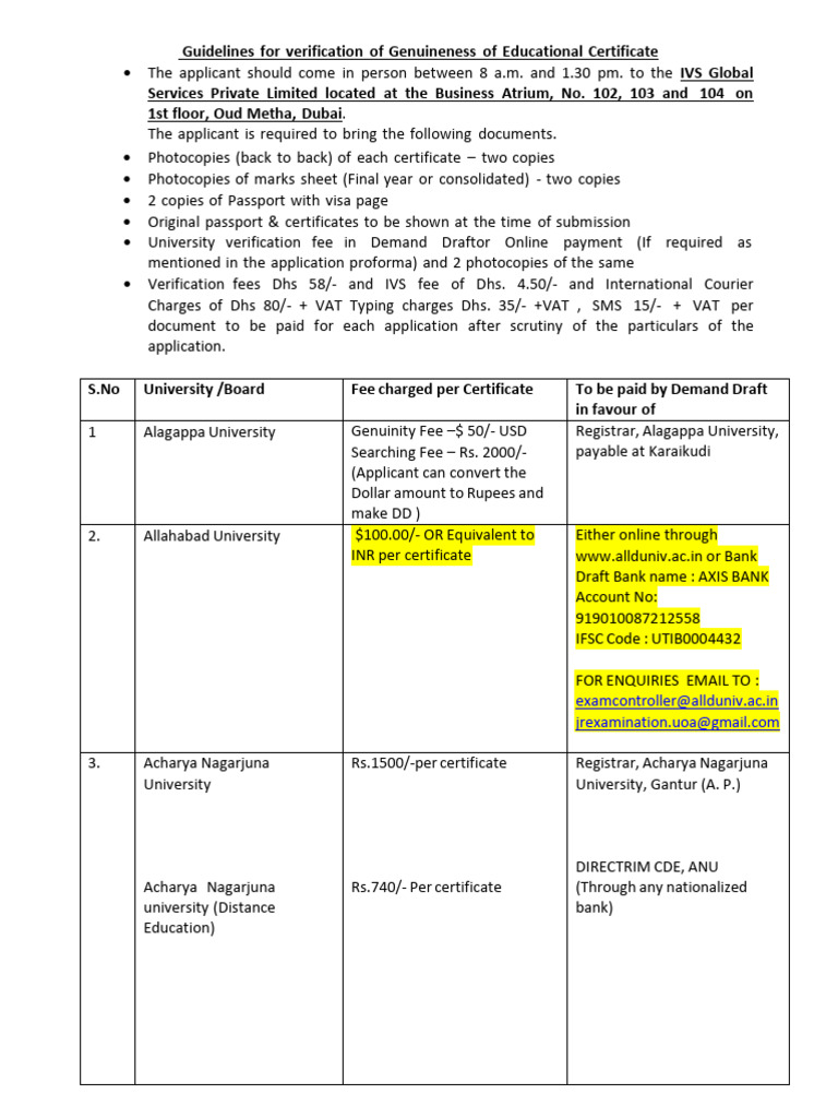 Verification of Genuinity | PDF | Bangalore | Banking