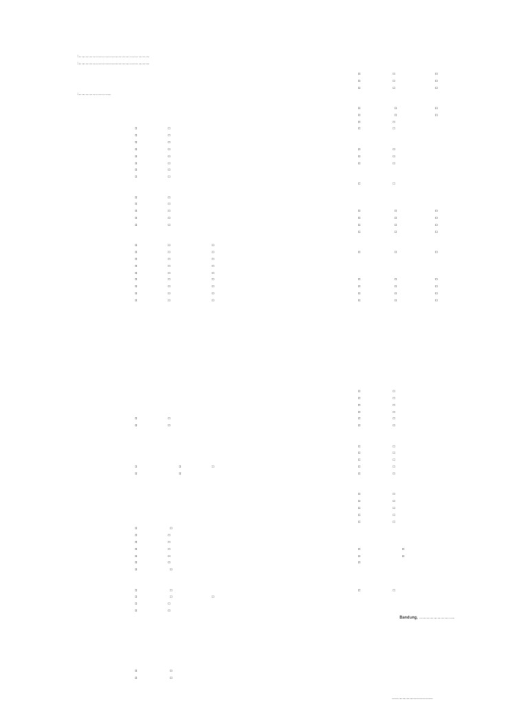 Format Penjaringan | PDF