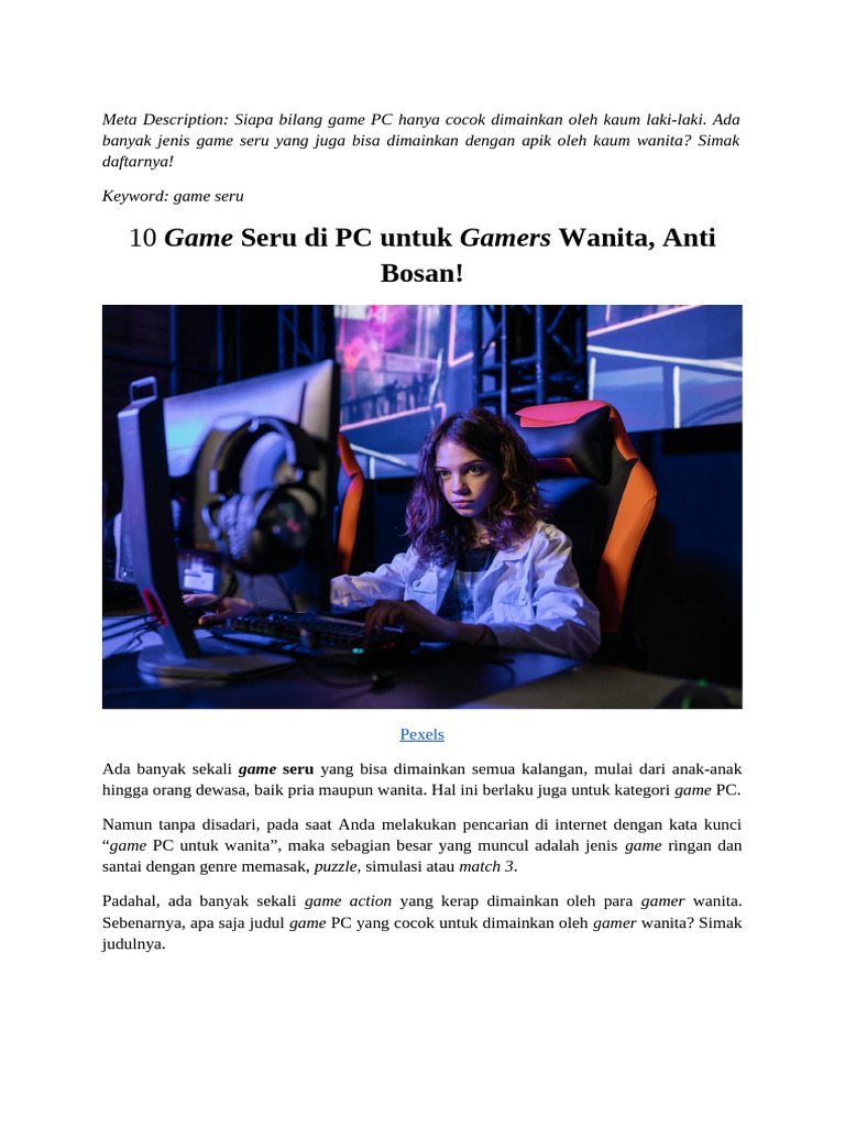 Game Seru | PDF