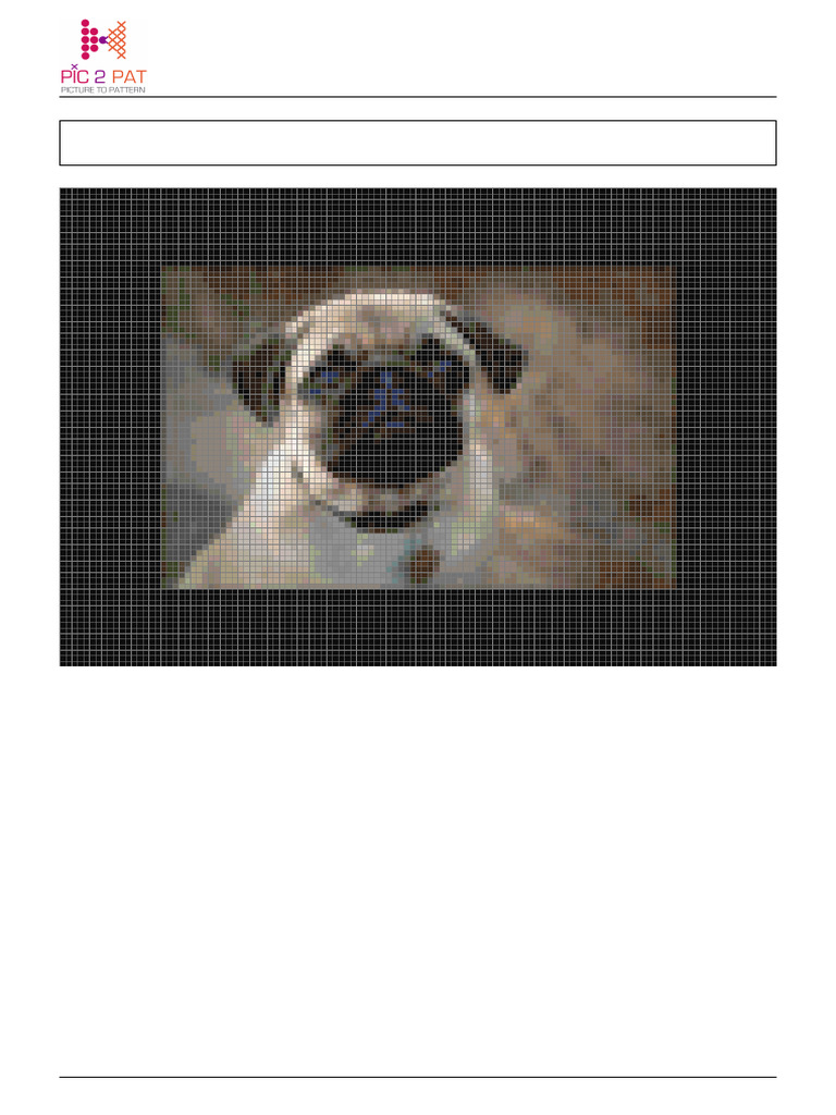 Patron Punto - Cruz Carlino-Pug | PDF