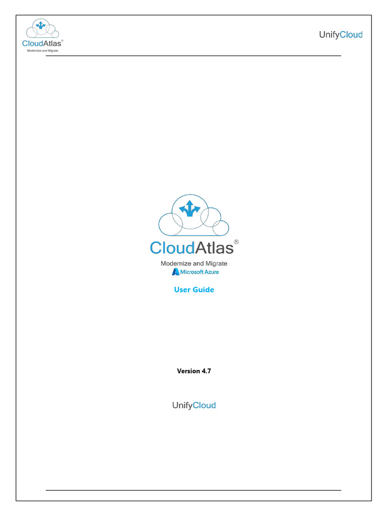 CloudAtlas ModernizeandMigrate UserGuide | PDF | Microsoft Sql Server | Microsoft Azure