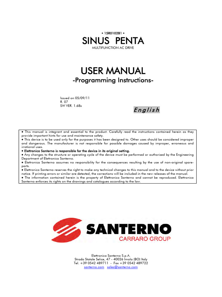 Sinus Penta SW r07 Uk Web | PDF | Electrical Engineering | Computer Engineering
