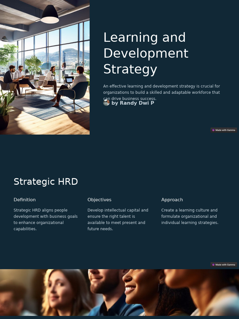 PPT Learning and Development Strategy | PDF | Learning | Empowerment