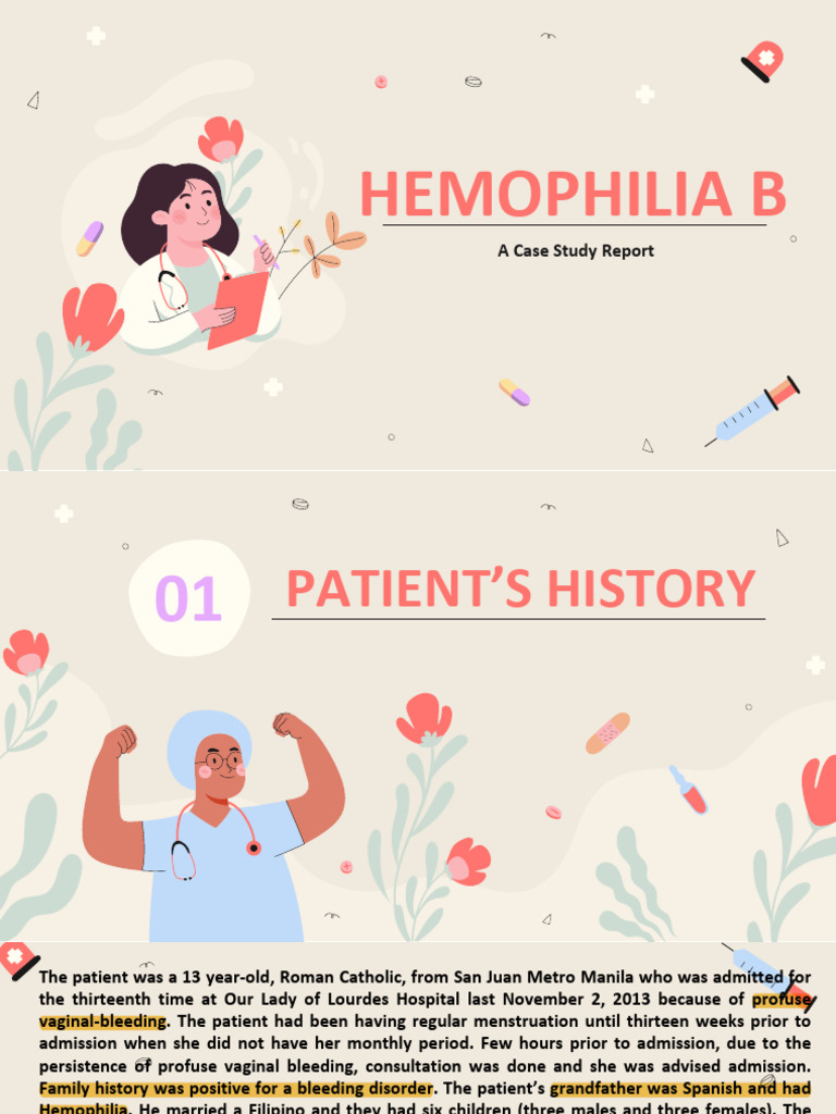 Hemophilia b Final | PDF | Haemophilia | Bleeding