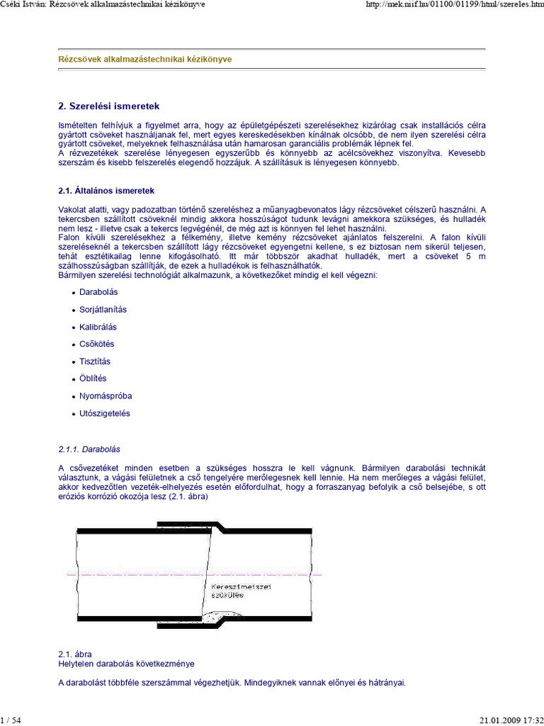 Cséki István - Rézcsövek Alk... | PDF