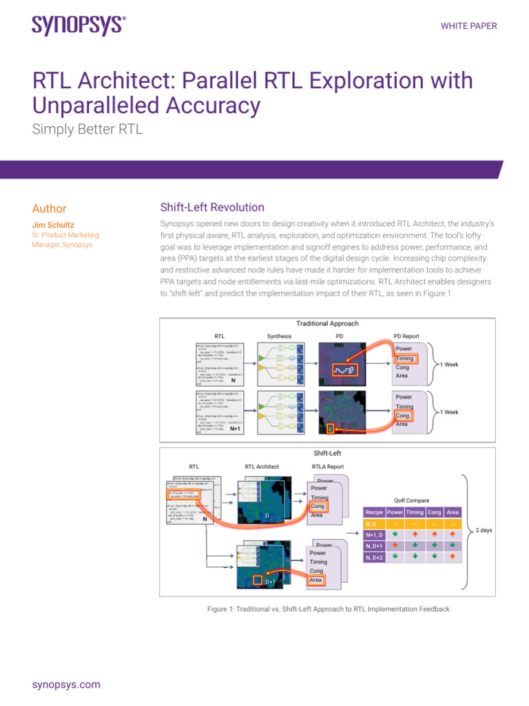 RTL Architect Shift Left WP | PDF | Computer Engineering | Electrical Engineering