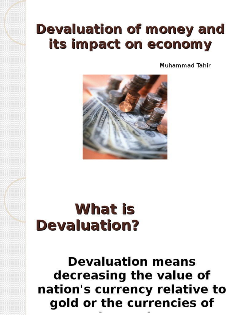Devaluation of Currency | PDF