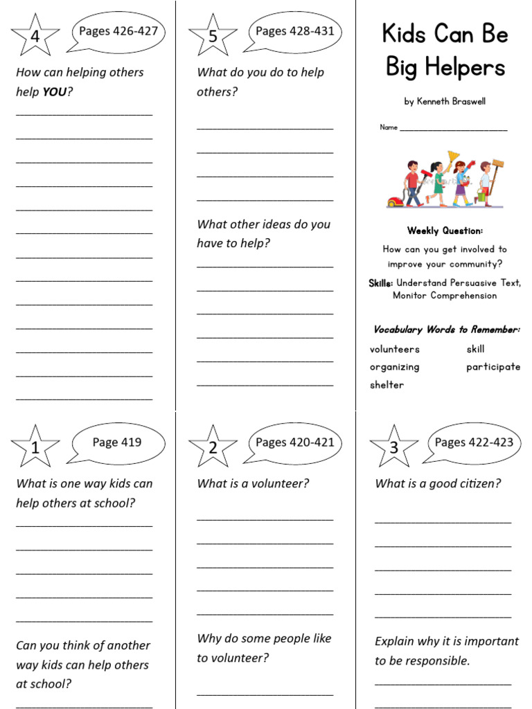 KidsCanBeBigHelpersTrifoldmyView2ndGradeUnit4Week52020-1 | PDF ...