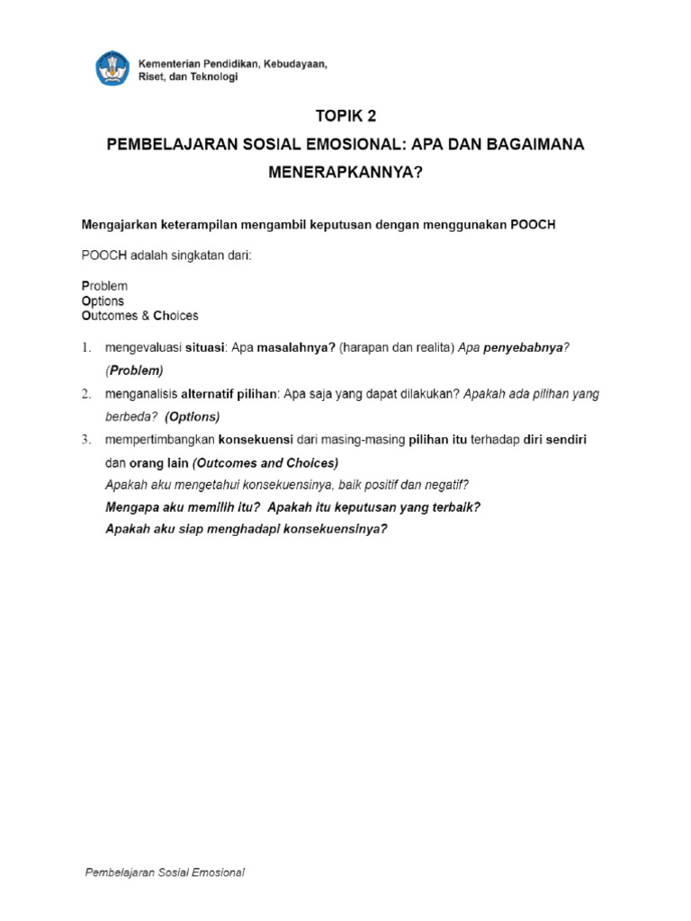 PSE - Topik 2 - POOCH - Docx - PSE - Topik 2 - POOCH | PDF