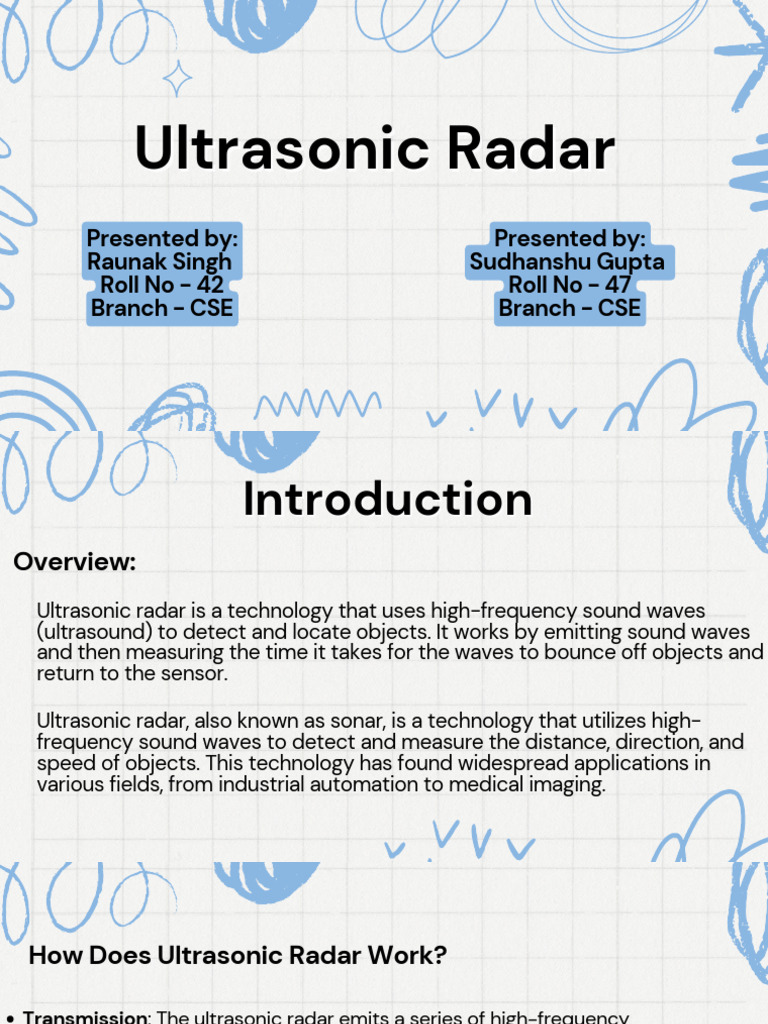 Ultasonic Radar | PDF