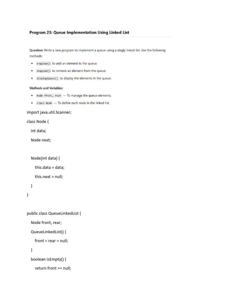 add on | PDF | Queue (Abstract Data Type) | Computer Science