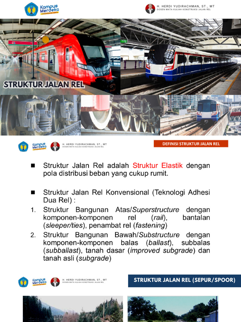 Struktur Jalan Rel | PDF