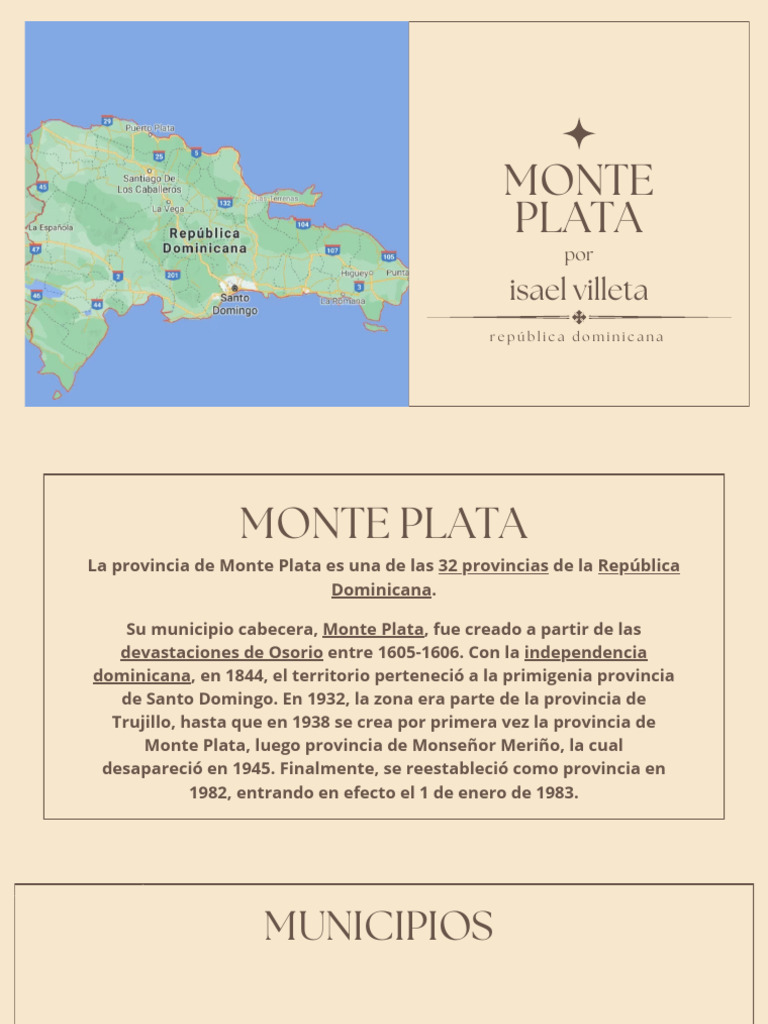 Monte Plata PDF | PDF | Agricultura | Industria de alimentos