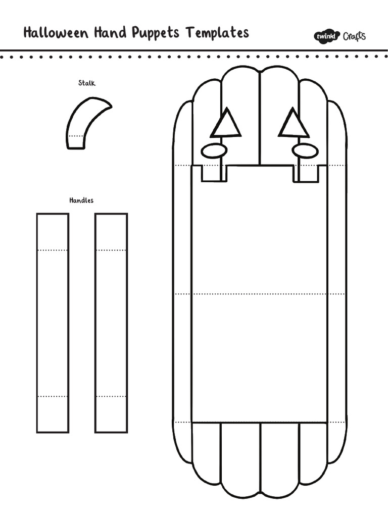 Halloween Hand Puppets big mouth | PDF