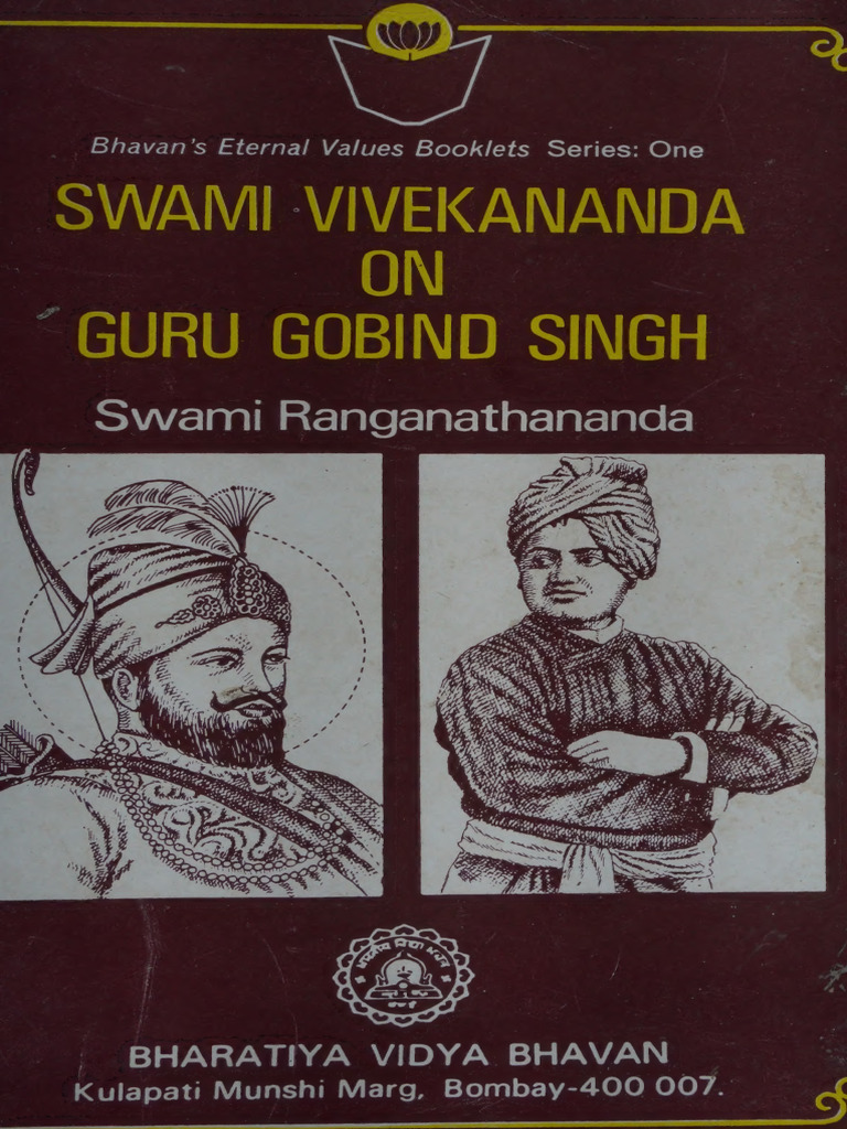 Swami Vivekananda On Guru Gobind Singh - R - R Diwakar - 1985 ...